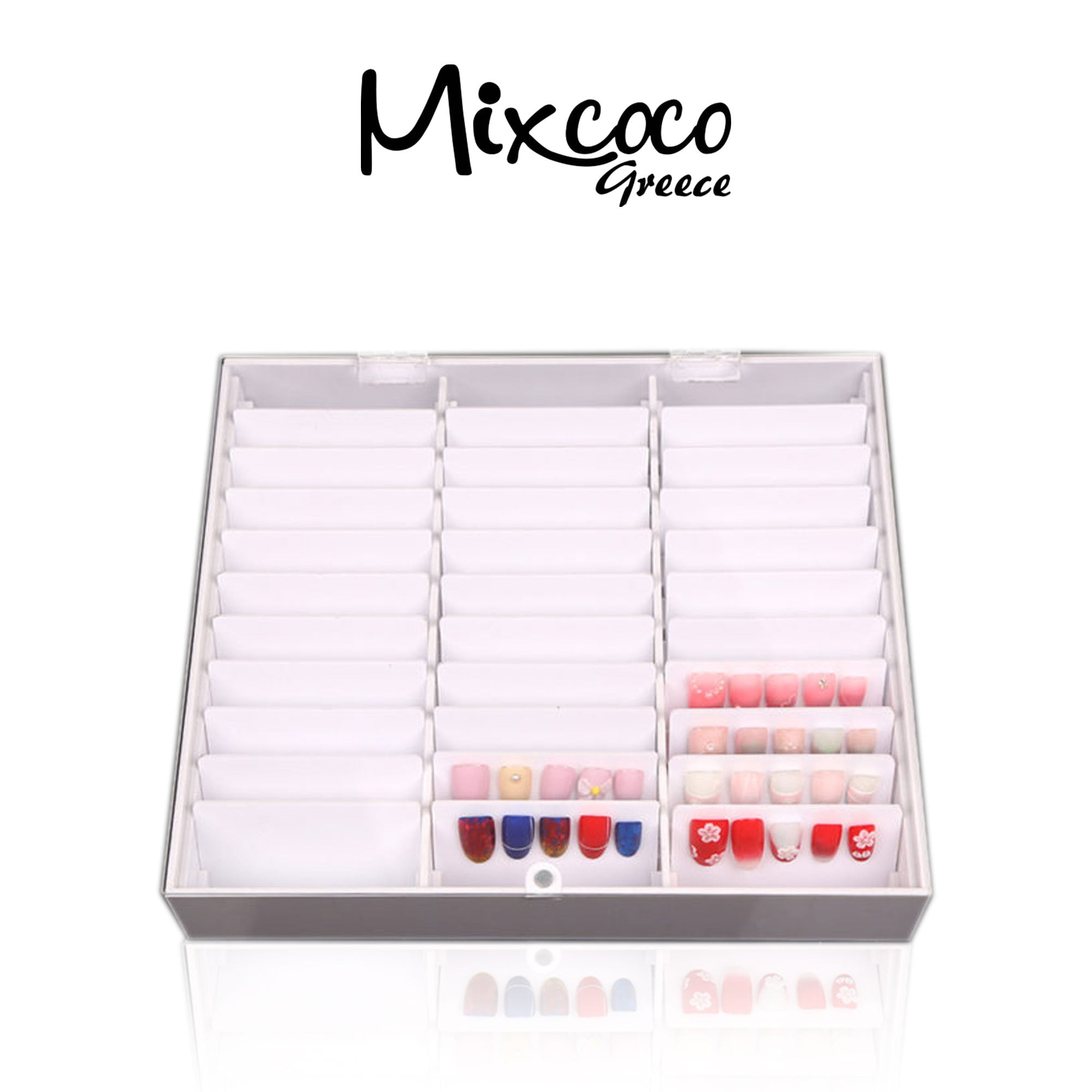 Nail Tip Box Λευκό
